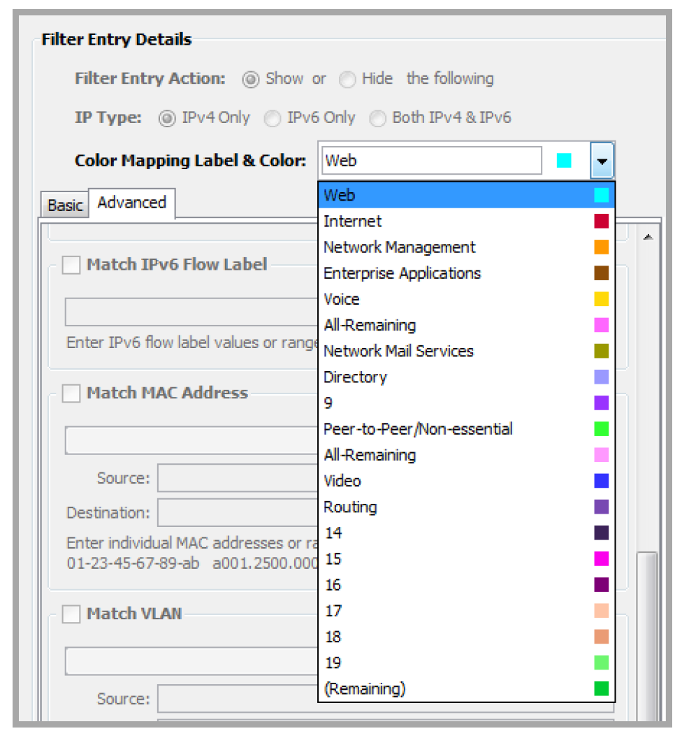 Color Mapping Label & Color - Documentation